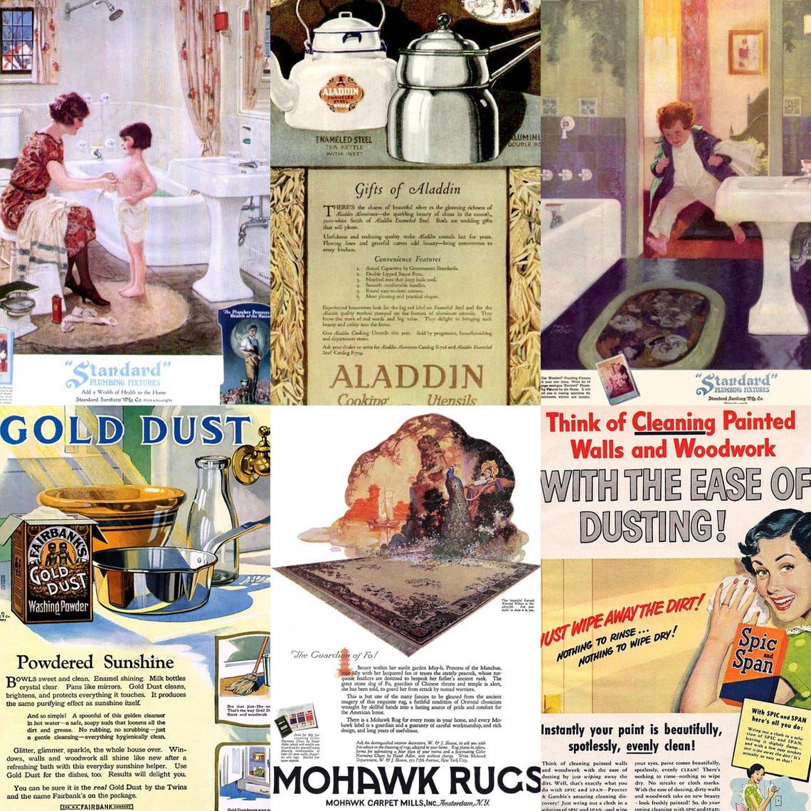 120+ Vintage Magazine Advertisements - Household Products / Junk ...