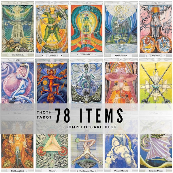 Thoth Tarot - Etsy