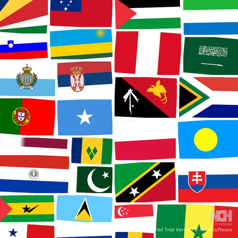 World Flags SVG Pack: 3500+ Historical & Modern Flags (digital Download ...