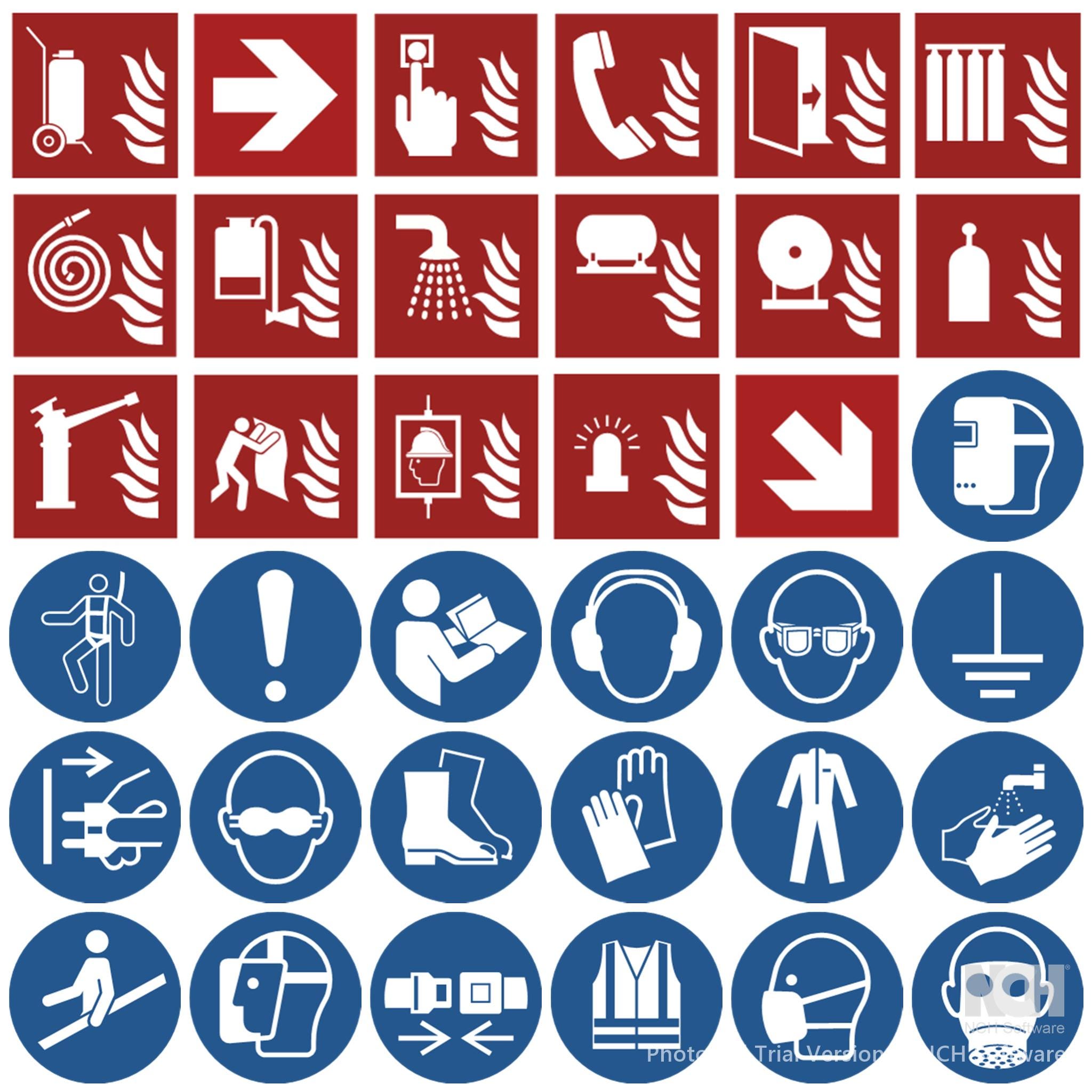 ISO 7010 Safety Signs SVG Bundle: 300+ Hazard Symbols (digital Download ...