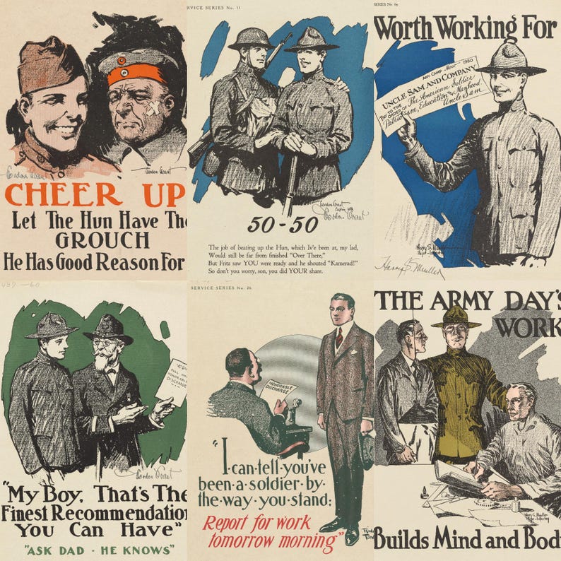 Vintage US Army Code of Conduct Posters: 50+ High-resolution Digital ...