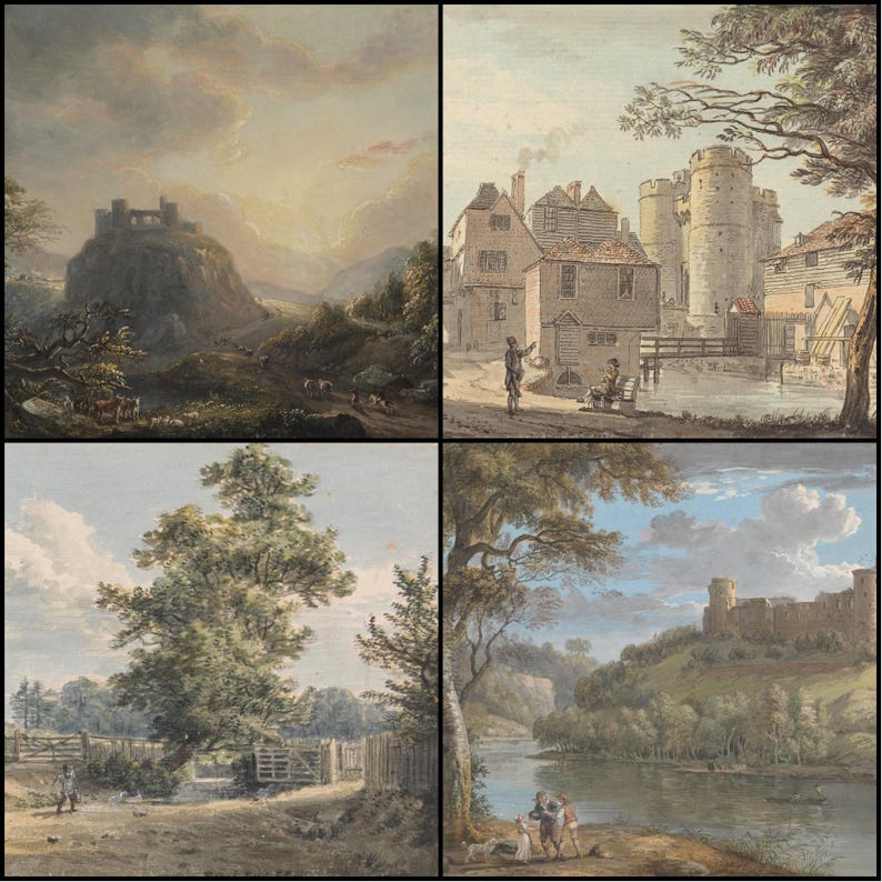 60+ Paul Sandby Collection – Vintage British Landscapes, High‑res ...