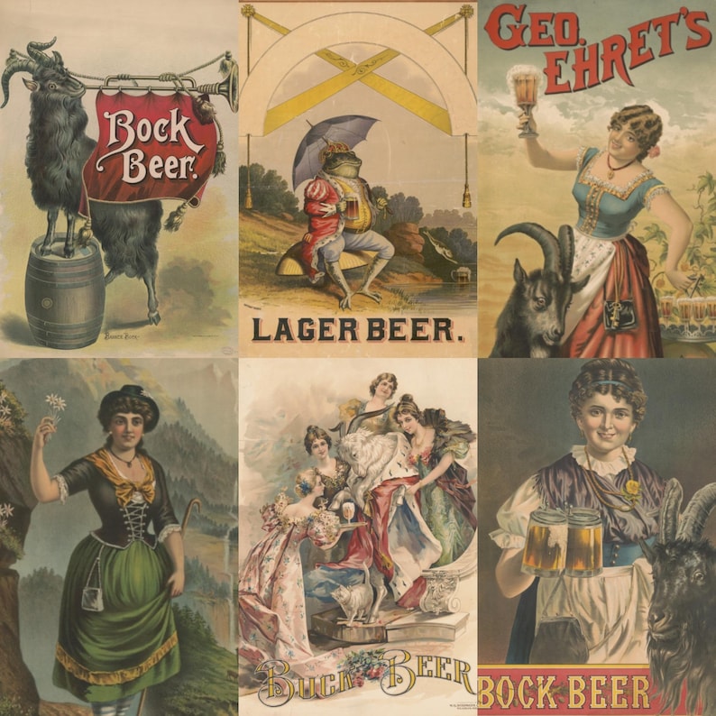 50+ Vintage Beer Advertisements / High-quality Digital Downloads ...