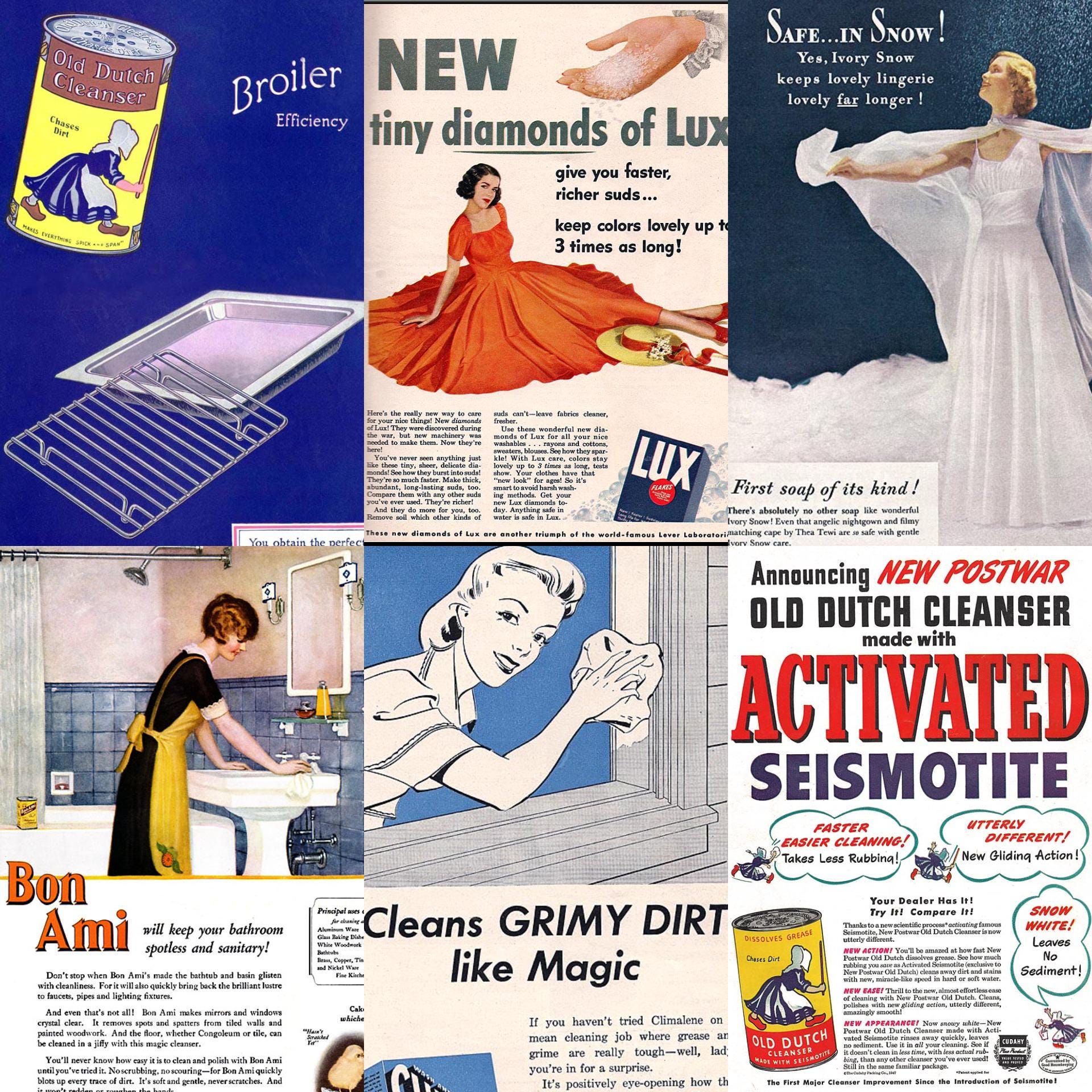 120+ Vintage Magazine Advertisements - Household Products / Junk ...