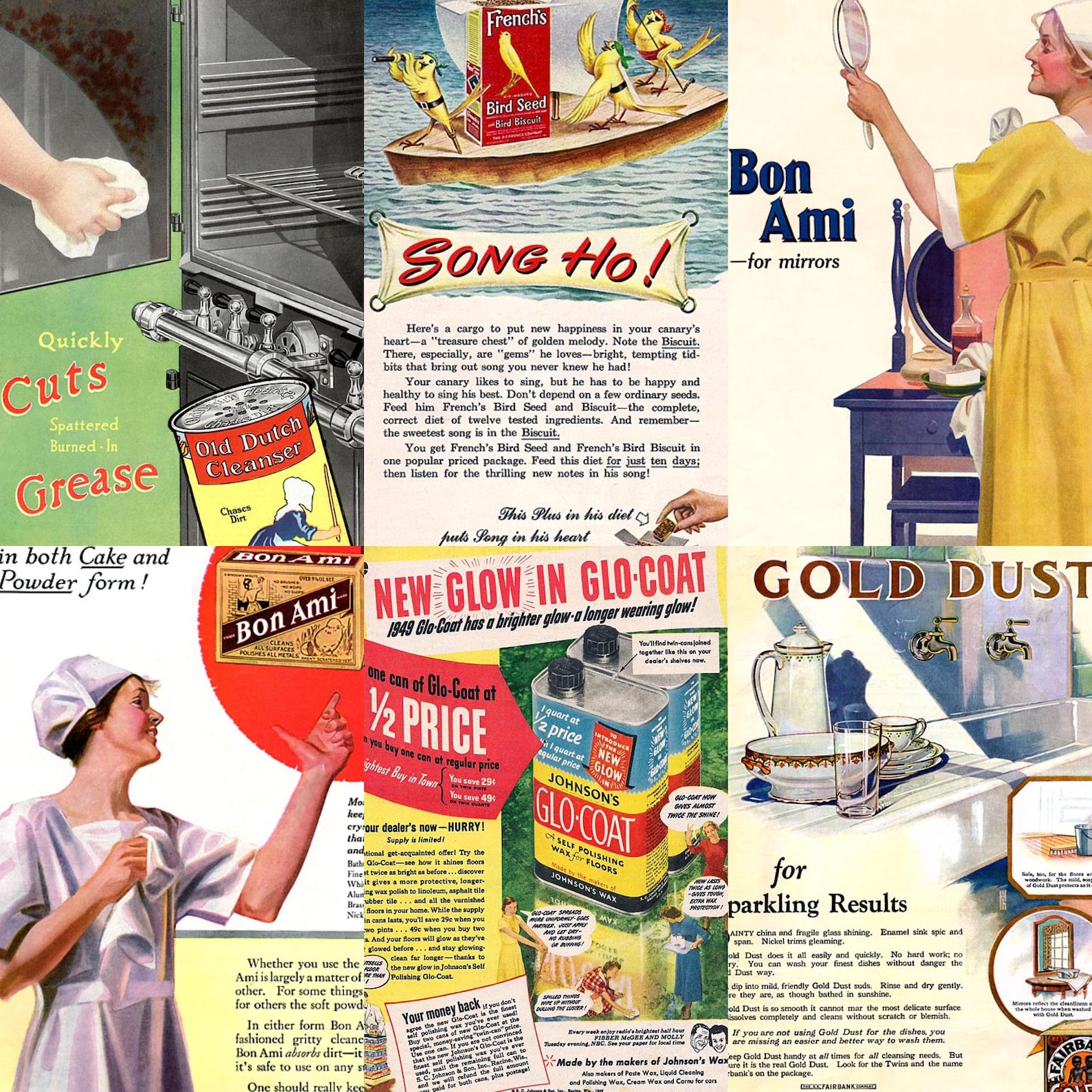 120+ Vintage Magazine Advertisements - Household Products / Junk ...