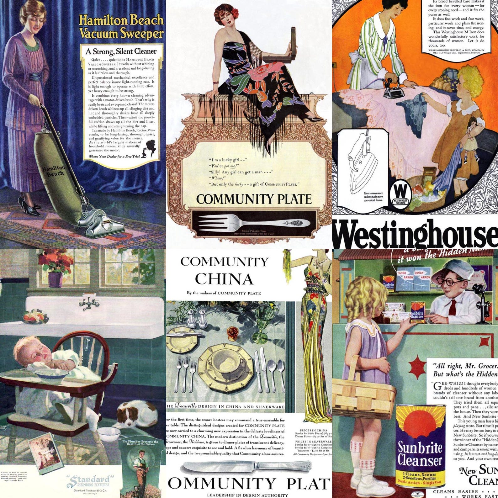 120+ Vintage Magazine Advertisements - Household Products / Junk ...
