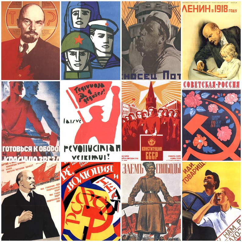 4000+ Soviet and Communist Posters – Vintage Political Art, Propaganda ...