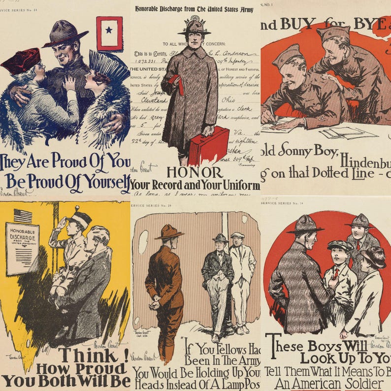 Vintage US Army Code of Conduct Posters: 50+ High-resolution Digital ...