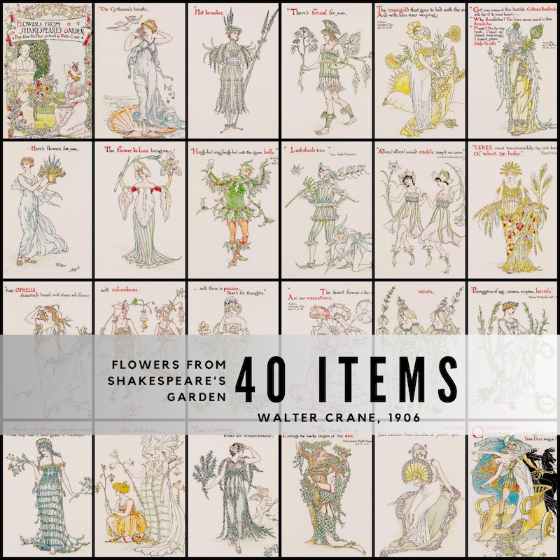 Walter Crane Art Prints - Etsy