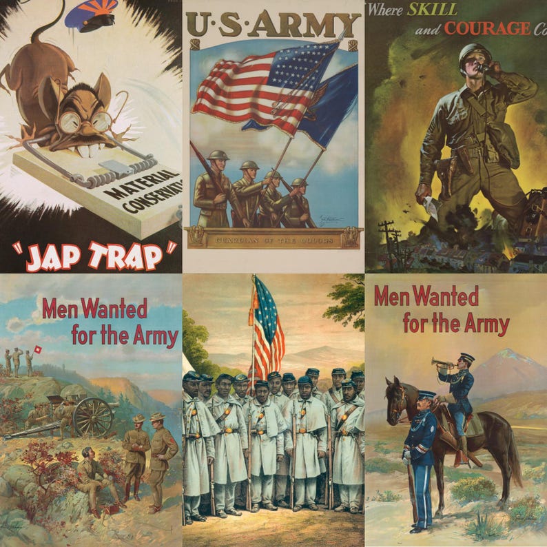 Vintage US Army Posters: High-resolution Digital Download - Etsy