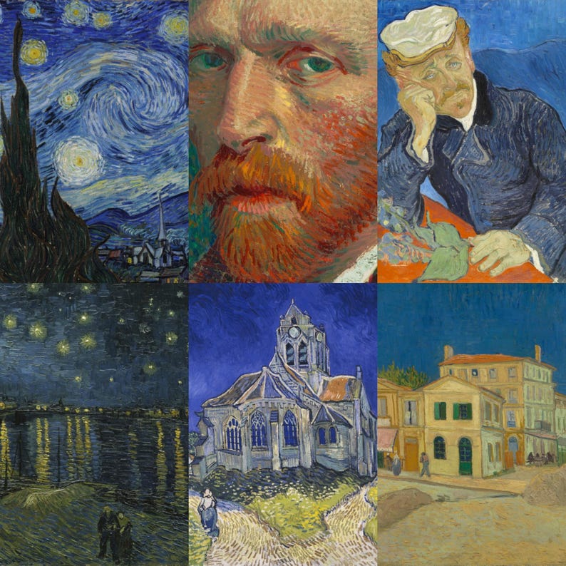 Van Gogh Poster Set: 100+ High-resolution Art Prints (digital Download ...