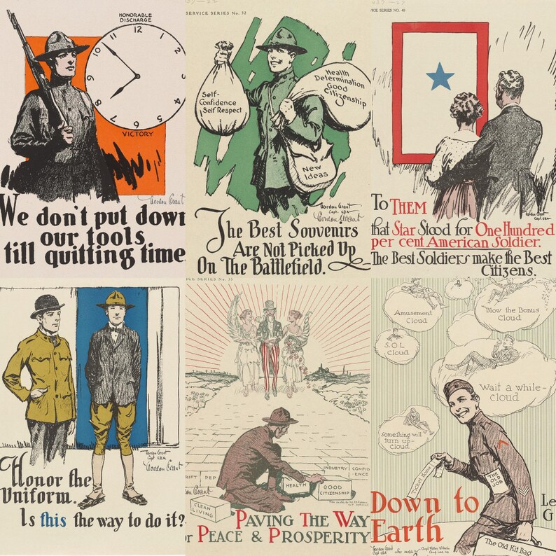 Vintage US Army Code of Conduct Posters: 50+ High-resolution Digital ...