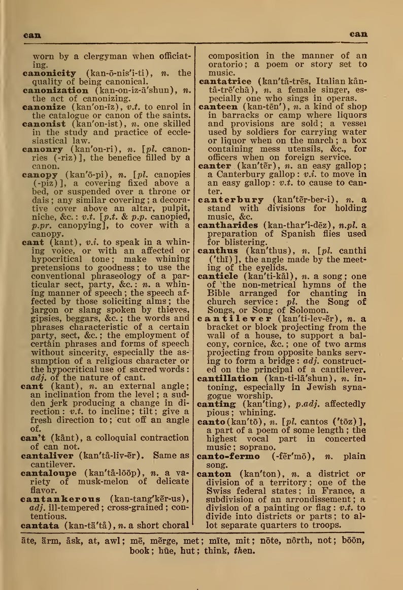 Vintage Dictionary Pages A-D: High-resolution Digital Ephemera (270 ...