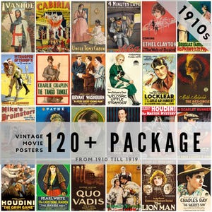 120+ Vintage Movie Posters From the 1910s / Early Cinema Advertisements ...