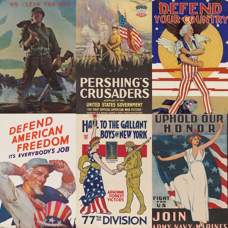 Vintage US Army Posters: High-resolution Digital Download - Etsy