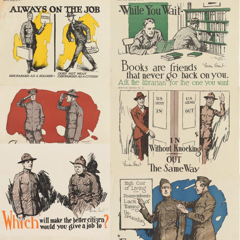 Vintage US Army Code of Conduct Posters: 50+ High-resolution Digital ...
