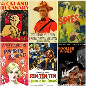 170+ Vintage Movie Posters From the 1920s / Early Cinema Advertisements ...