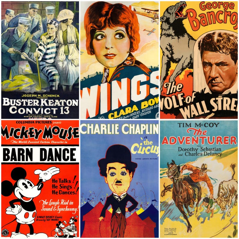 170+ Vintage Movie Posters From the 1920s / Early Cinema Advertisements ...