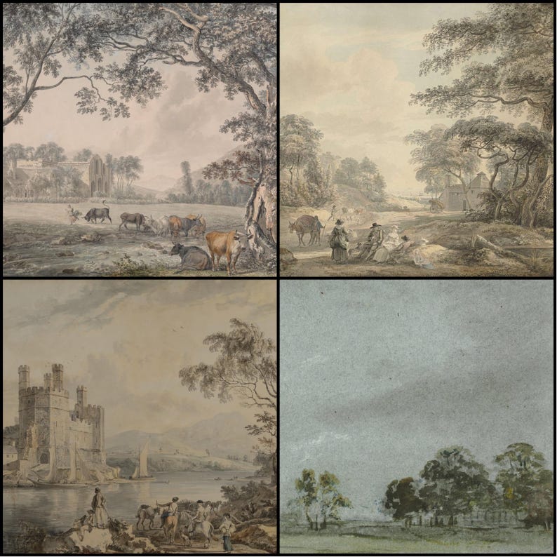 60+ Paul Sandby Collection – Vintage British Landscapes, High‑res ...