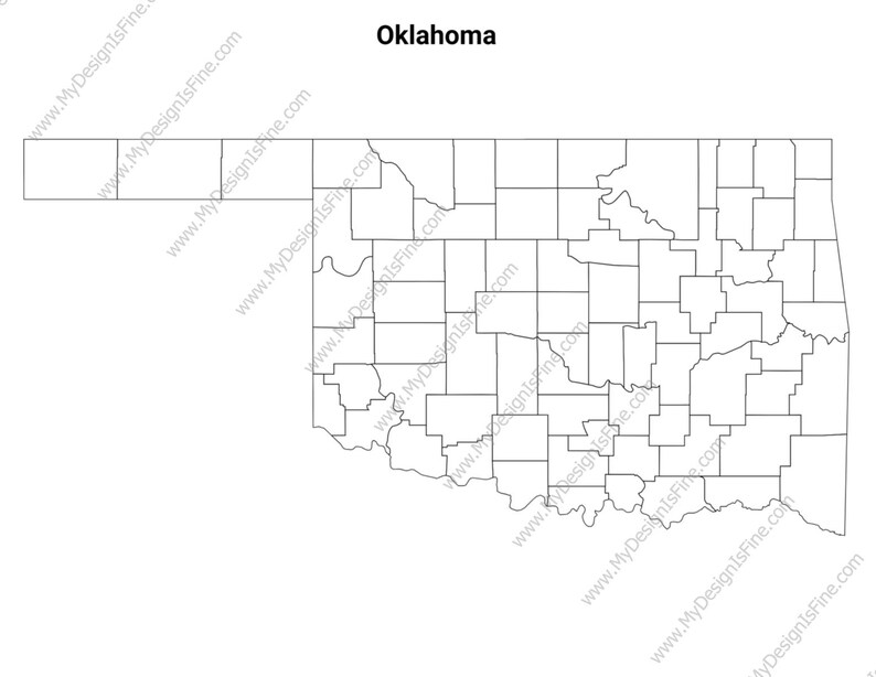 Printable Oklahoma Maps / State Outline and Labeled Geography Sheets ...