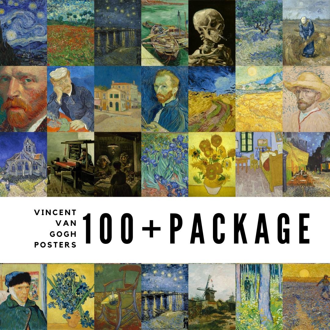 Van Gogh Poster Set: 100+ High-resolution Art Prints (digital Download ...