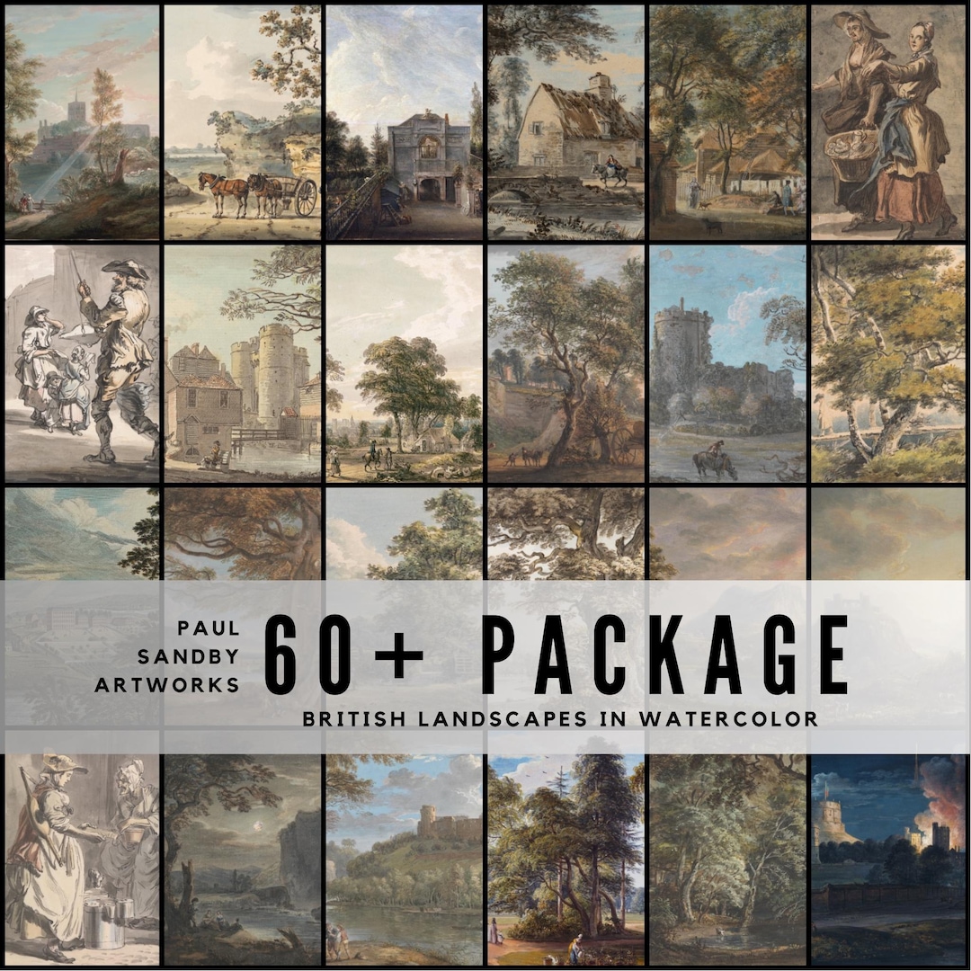 60+ Paul Sandby Collection – Vintage British Landscapes, High‑res ...