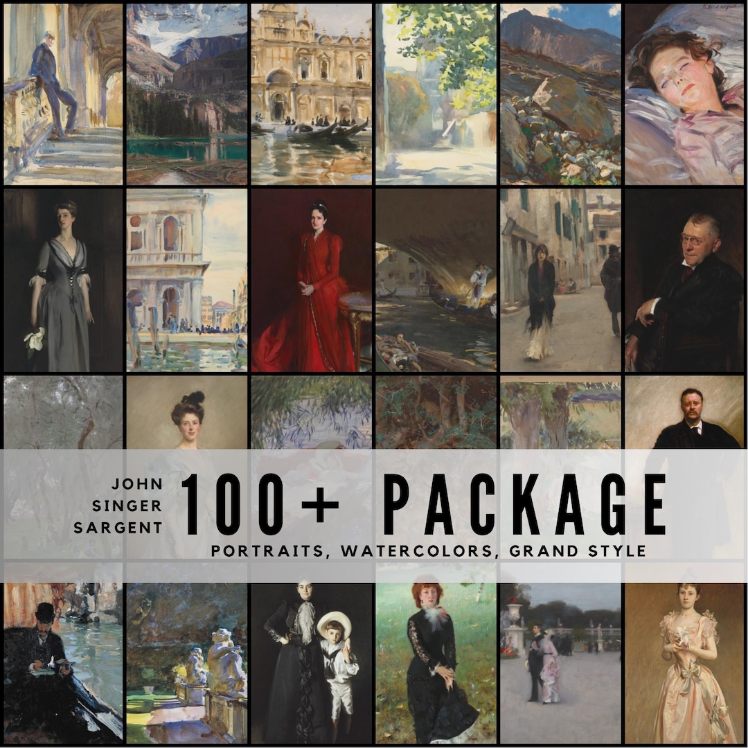 100+ John Singer Sargent Masterpieces / High‑resolution Printable Art ...