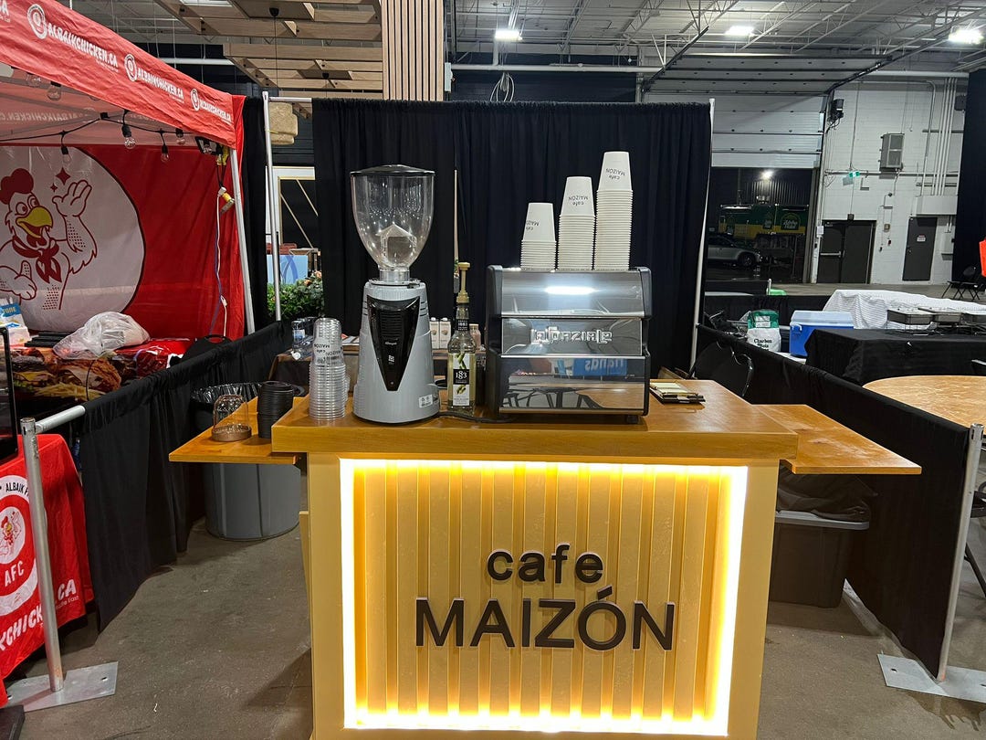 Customizable Portable Coffee Bar: Collapsible Charcuterie Cart With ...
