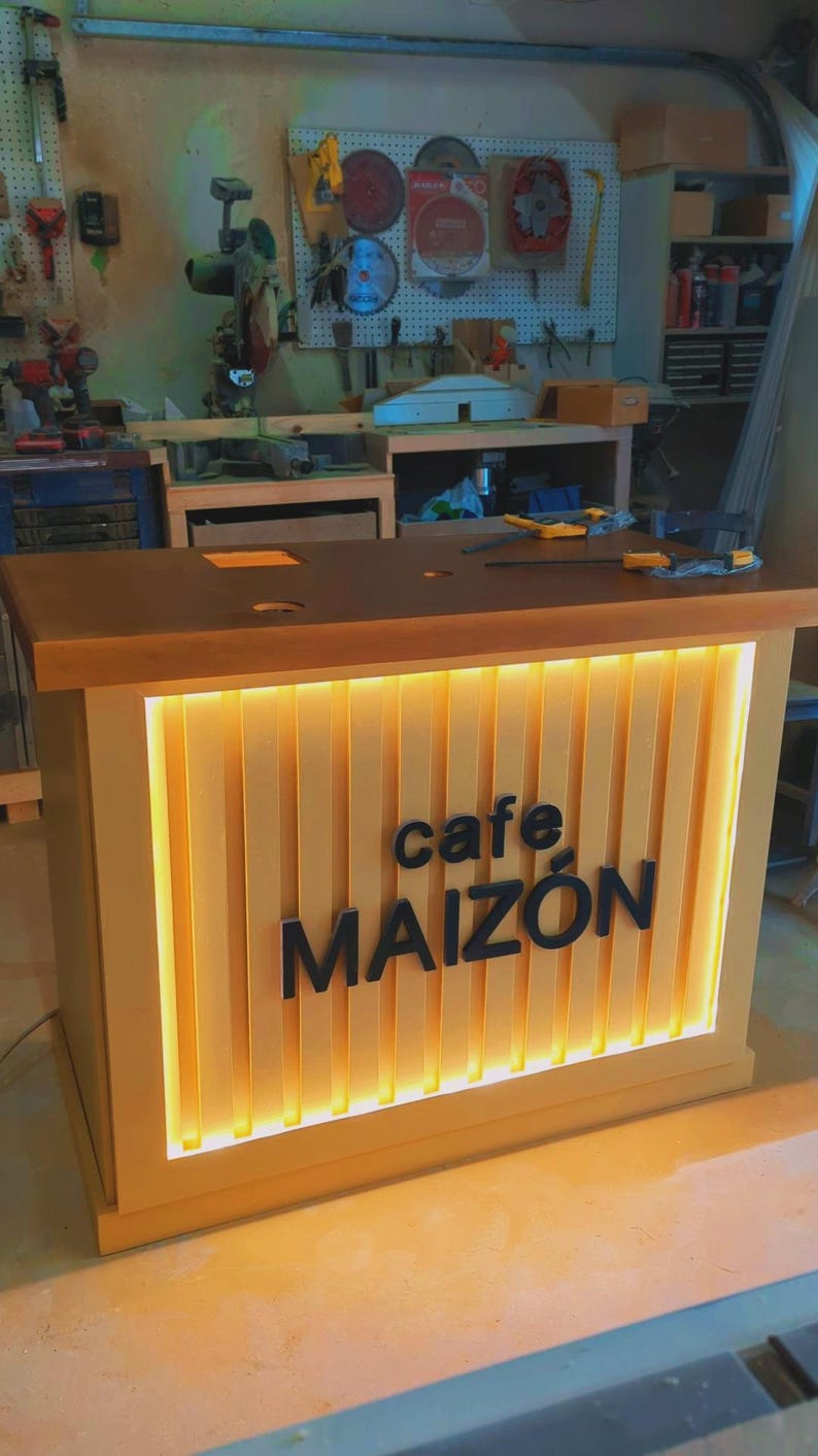 Customizable Portable Coffee Bar: Collapsible Charcuterie Cart With ...