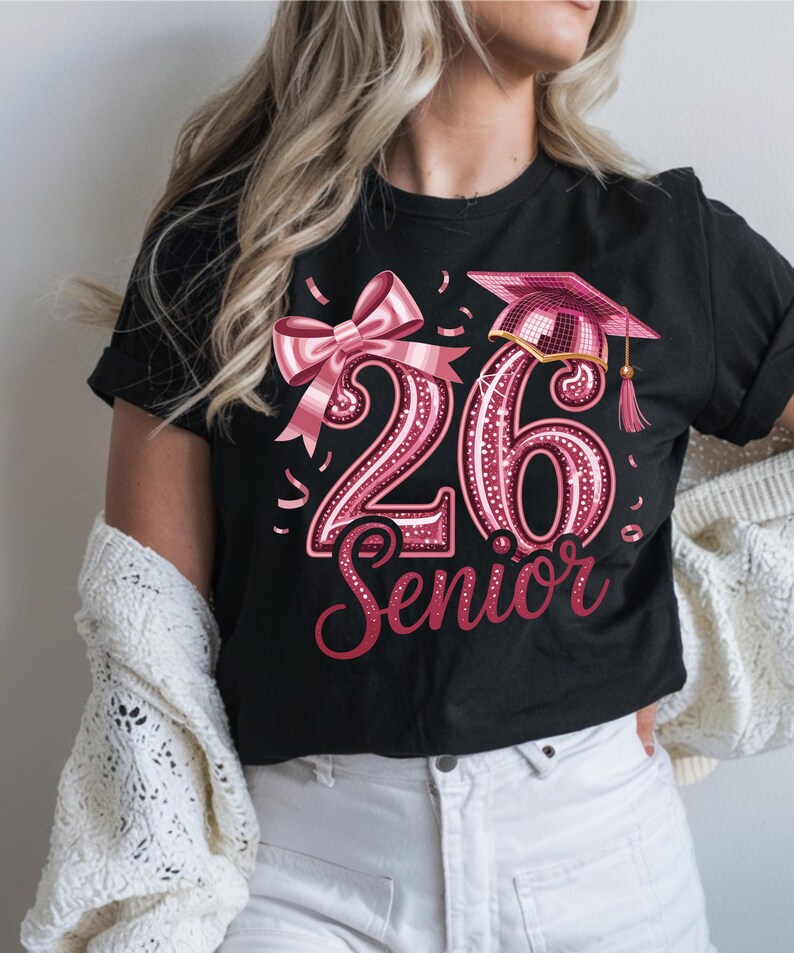 Senior 2026 PNG: Graduation Clipart, Senior Mom Gift (PDF Downloadable ...