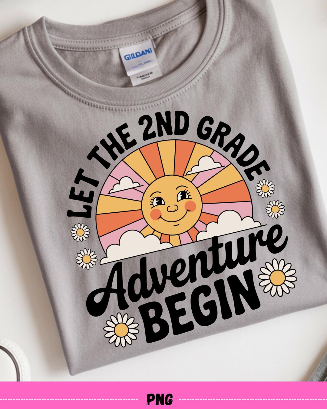 2nd Grade Adventure PNG & PDF Design: Back-to-school Clipart - Etsy