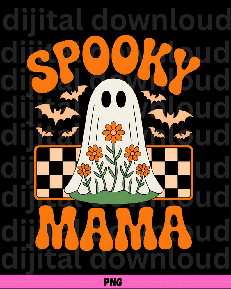 Spooky Mama Halloween PNG: Horror Fall Design (digital Download) - Etsy