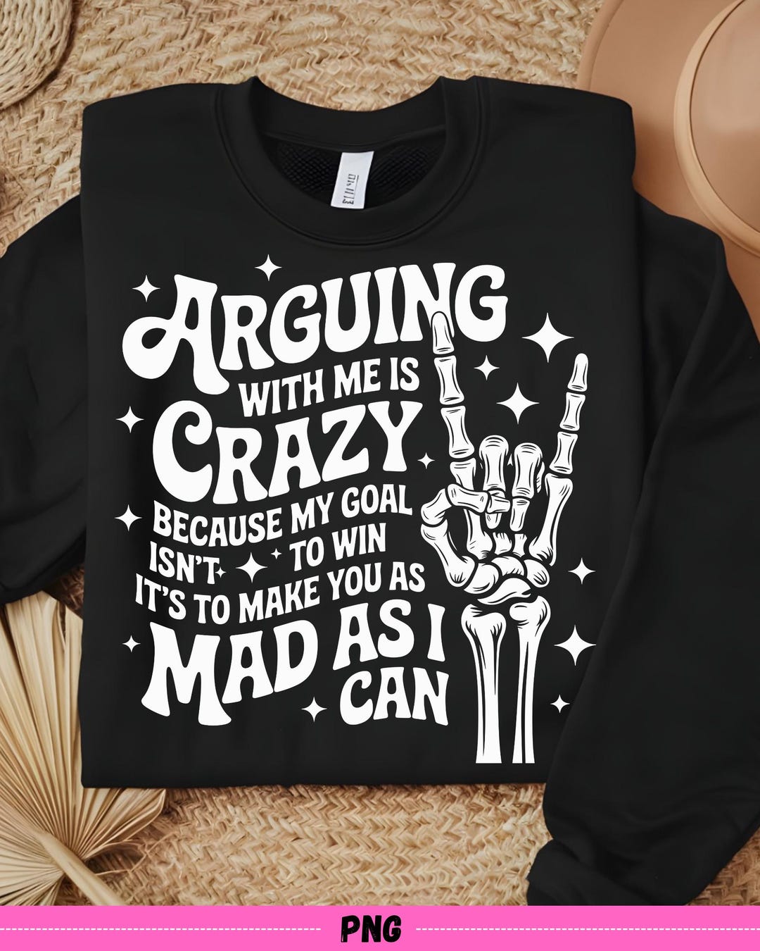Funny Attitude Quote PNG: Sarcastic Dark Humor Design (digital Download ...