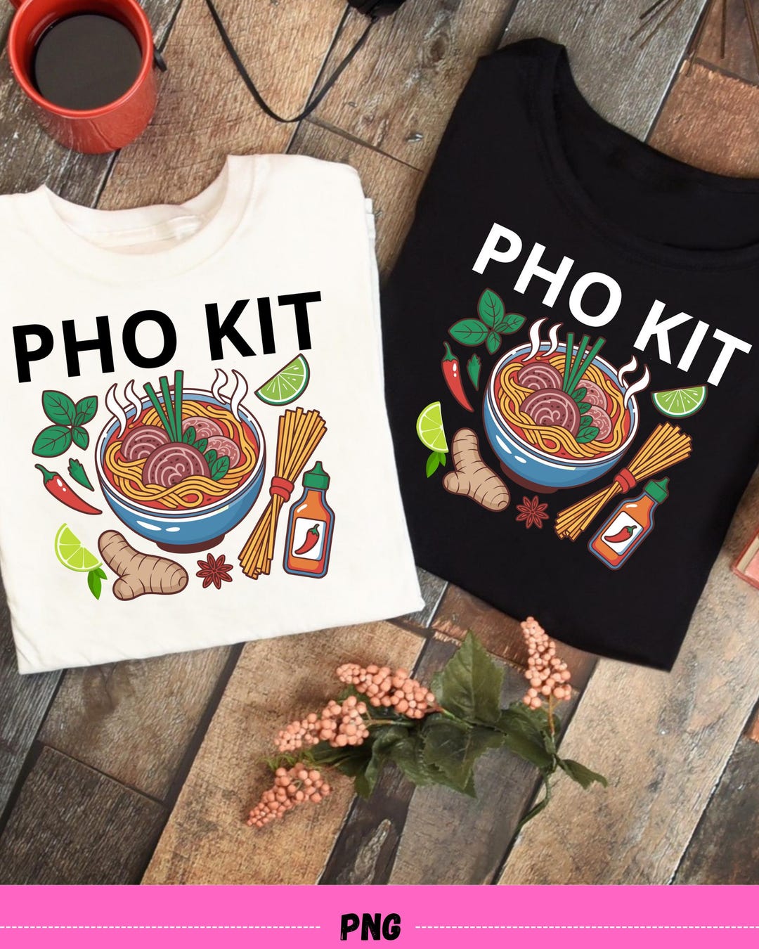 Pho Kit PNG: Asian Food Lover Design (digital Download) - Etsy
