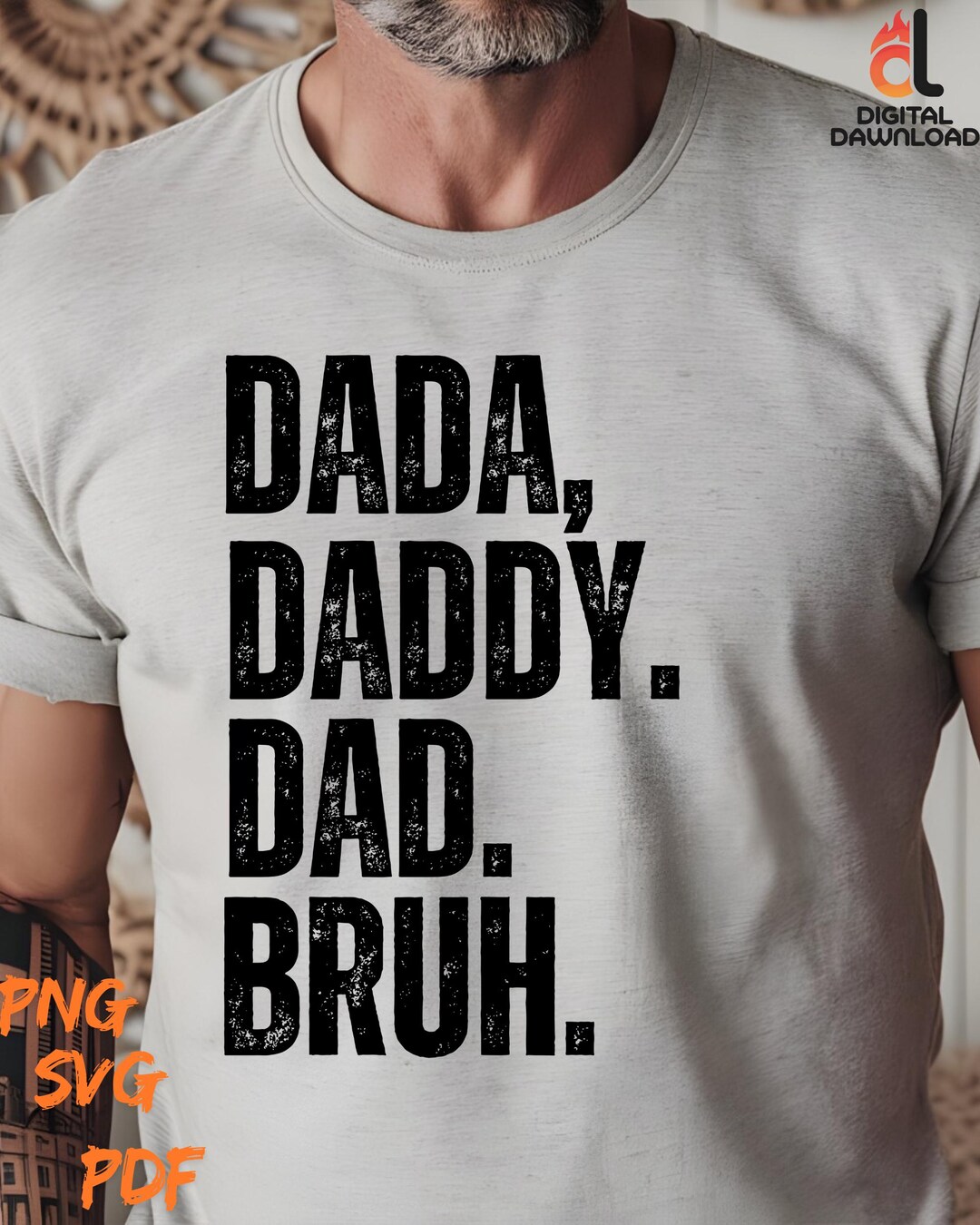 Funny Dad Png Dada Daddy Dad Bruh ,funny Father S Day Gift Cool Dad ...
