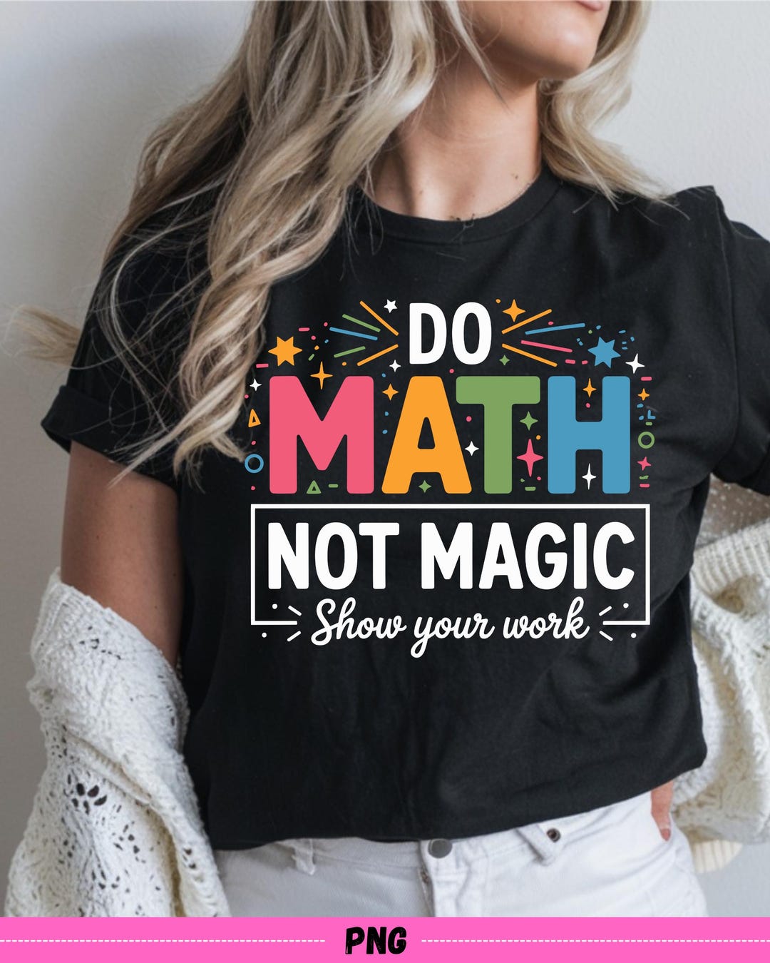 Funny Math Teacher Poster: Do Math Not Magic PNG (digital Download) - Etsy