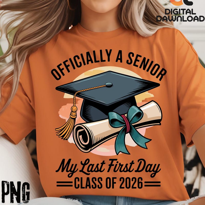 Officially a Senior - Etsy