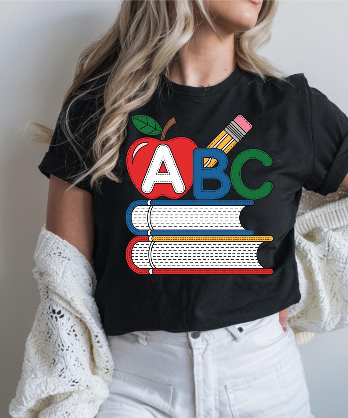 Back to School Alphabet PNG: ABC Design, First Day Clipart (digital ...