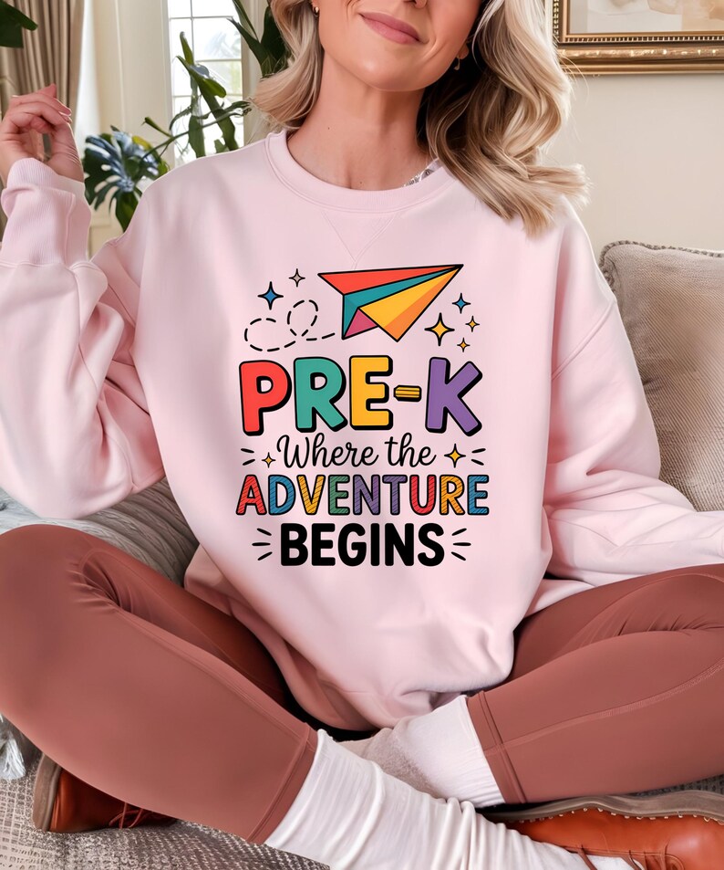 Pre-k Adventure PNG: Back to School Digital Design - Etsy