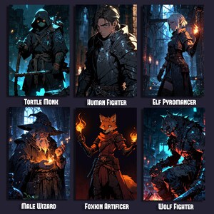 Custom Dnd Fantasy Character Commission, Character Portrait, Dungeons ...