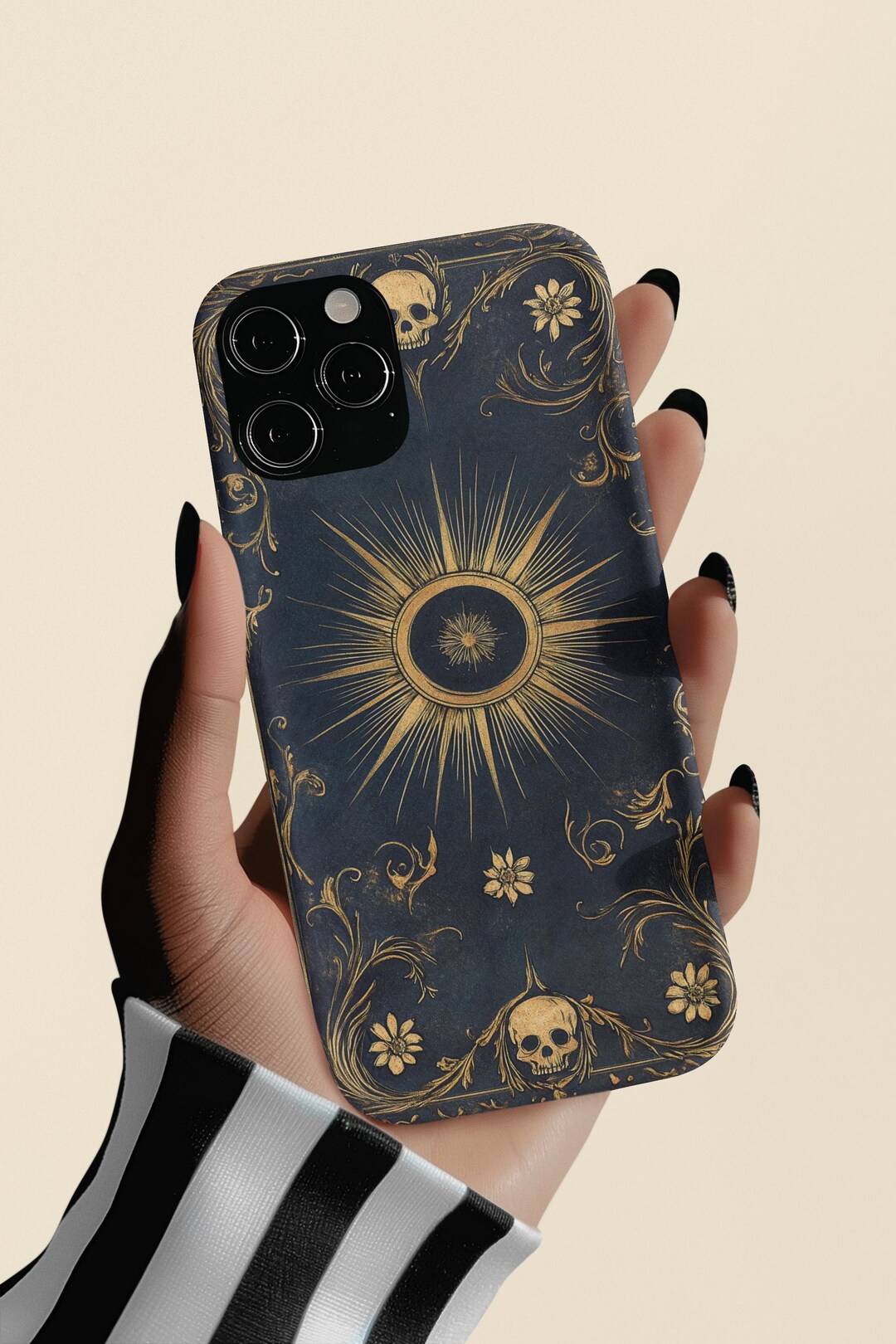 Celestial Spellbook Phone Case: Gothic Necromancy, Dark Academia - Etsy