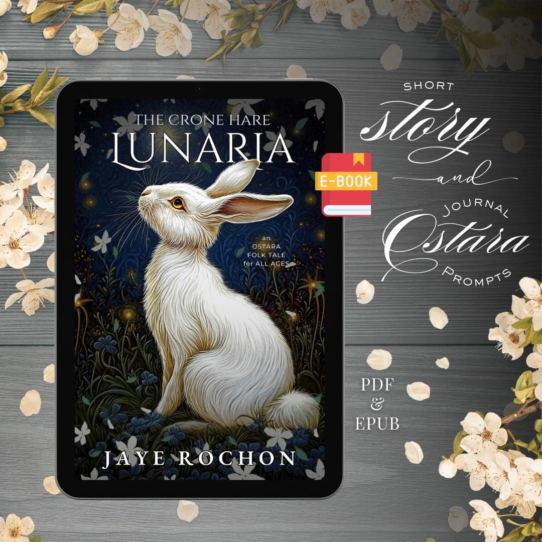 Lunaria the Crone Hare | Ostara Spring Equinox Fairytale Ebook ...