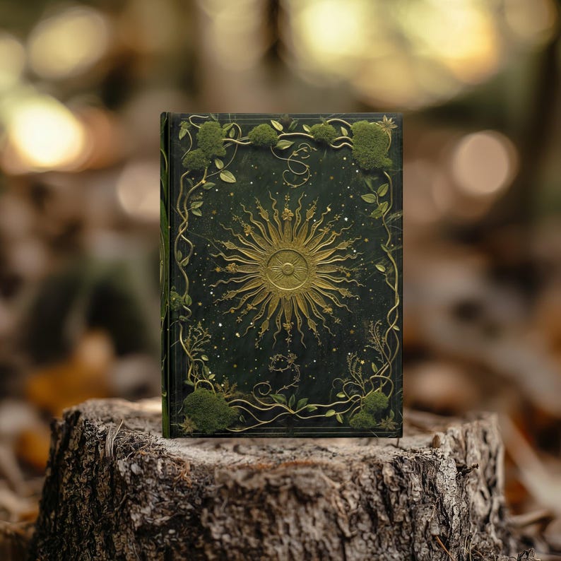 Sunroot & Moss Spellbook Journal: Forest Witch Sketchbook - Goblincore ...