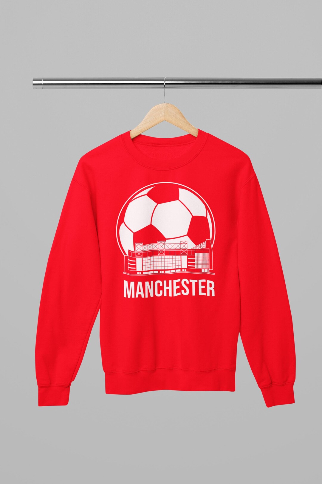 Manchester United Old Trafford T-shirt Red Devils UK Football Fan ...