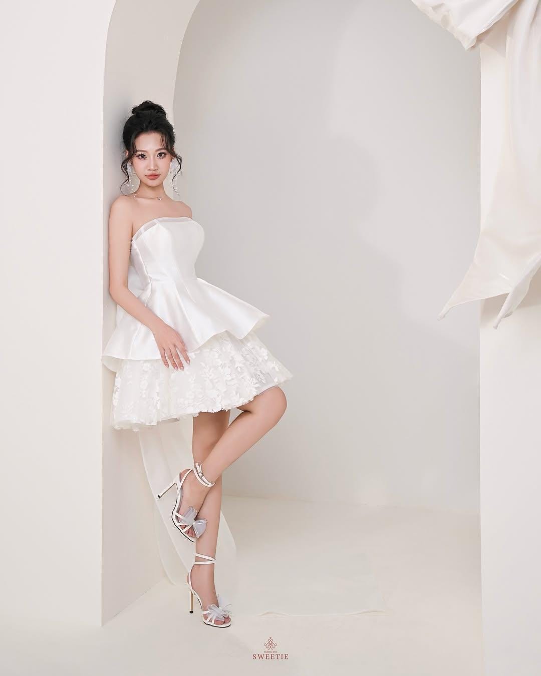 Second Wedding Dress / Courthouse Wedding Dress / Wedding Reception Dress / Short Wedding Dress ...