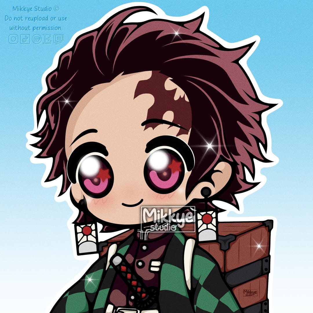 Avatar Chibi Tanjiro Digital Download | Fanart Chibi Tanjiro to ...