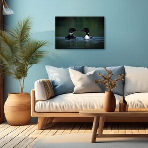 Loon Art Print, Lake House Decor Gift, Wildlife Bird Photo, Bird Lover ...