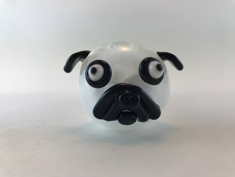 Pug Glass Pipe Dog Girly Glass Kaiwaii | Etsy