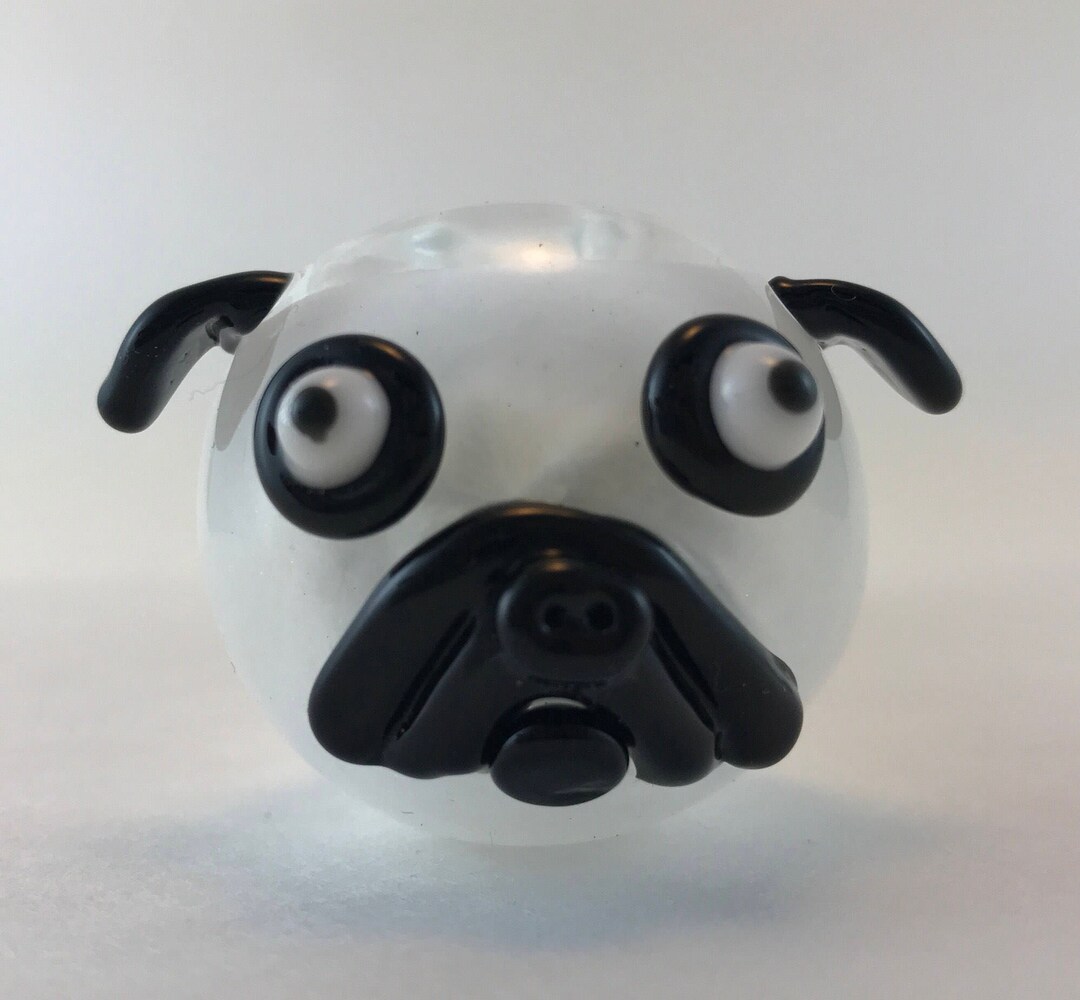 Pug Glass Pipe, Dog, Girly Glass, Kaiwaii - Etsy