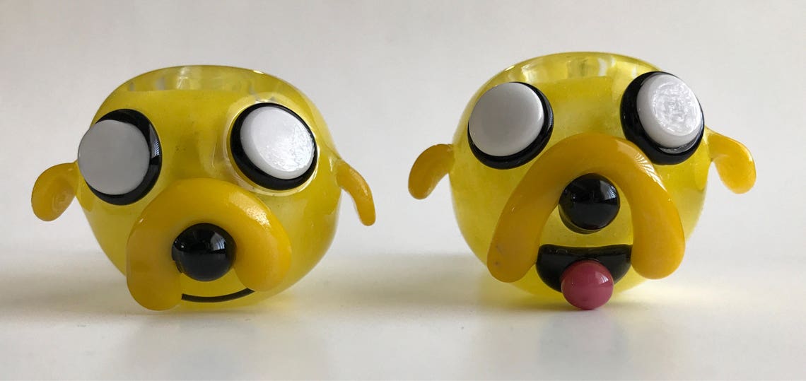 Smiling Jake the Pipe Glass Pipe | Etsy